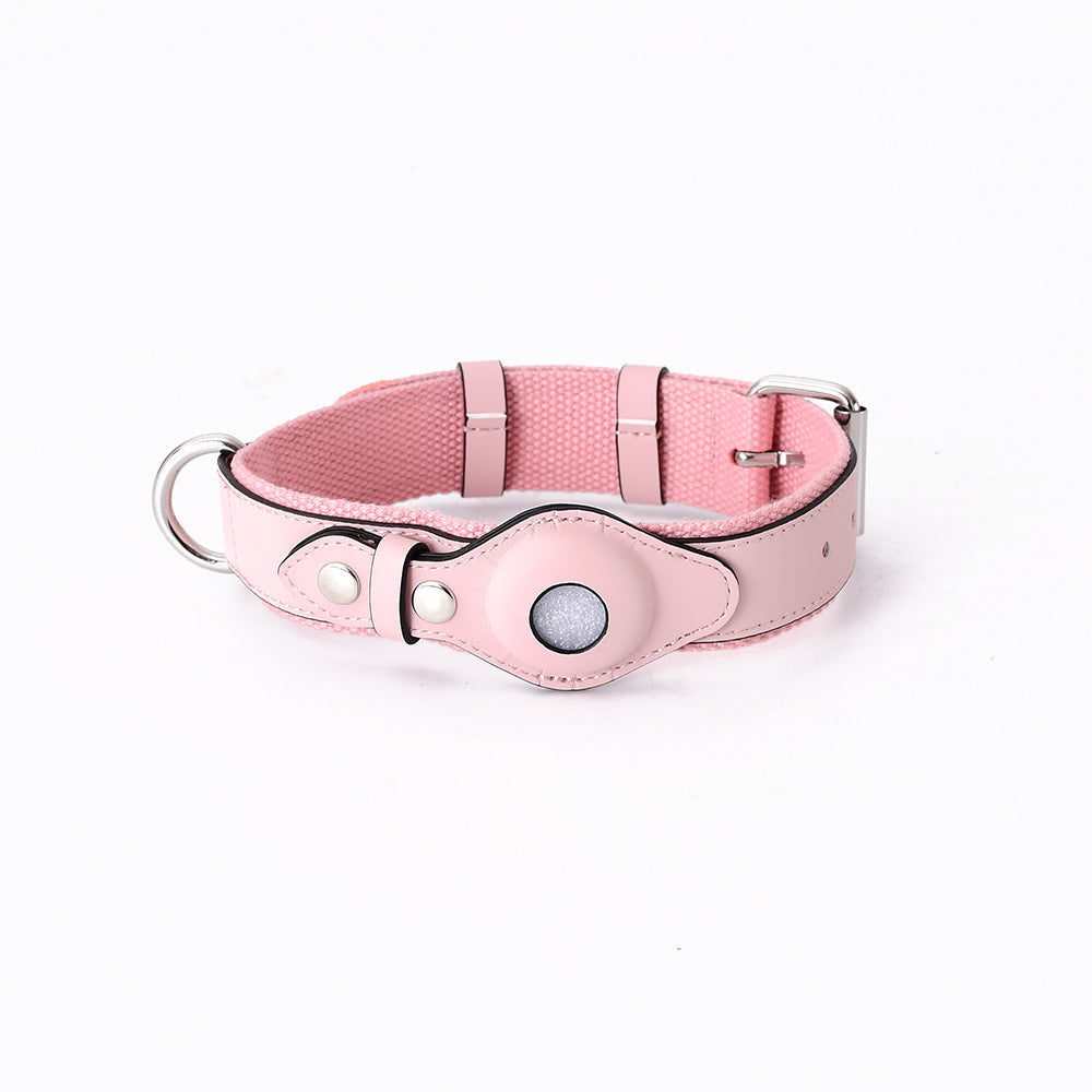 Collier Pour Chien En Cuir Pour AirTag – Mikizi