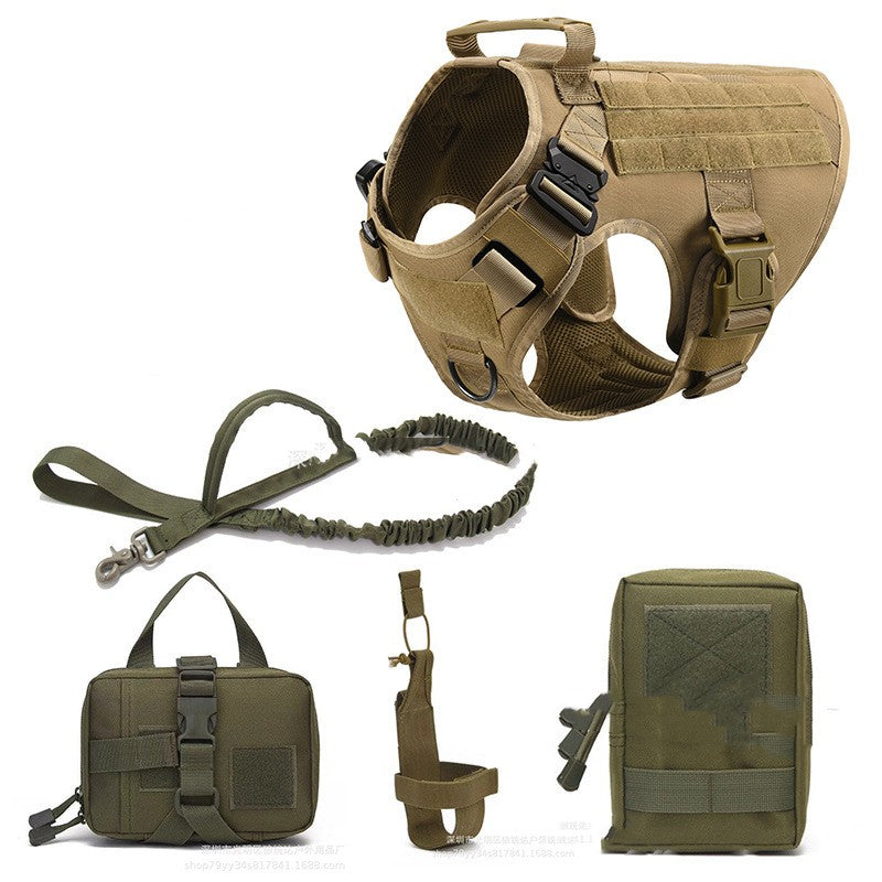 Harnais Tactique Pour Chien Avec Accessoires – Mikizi