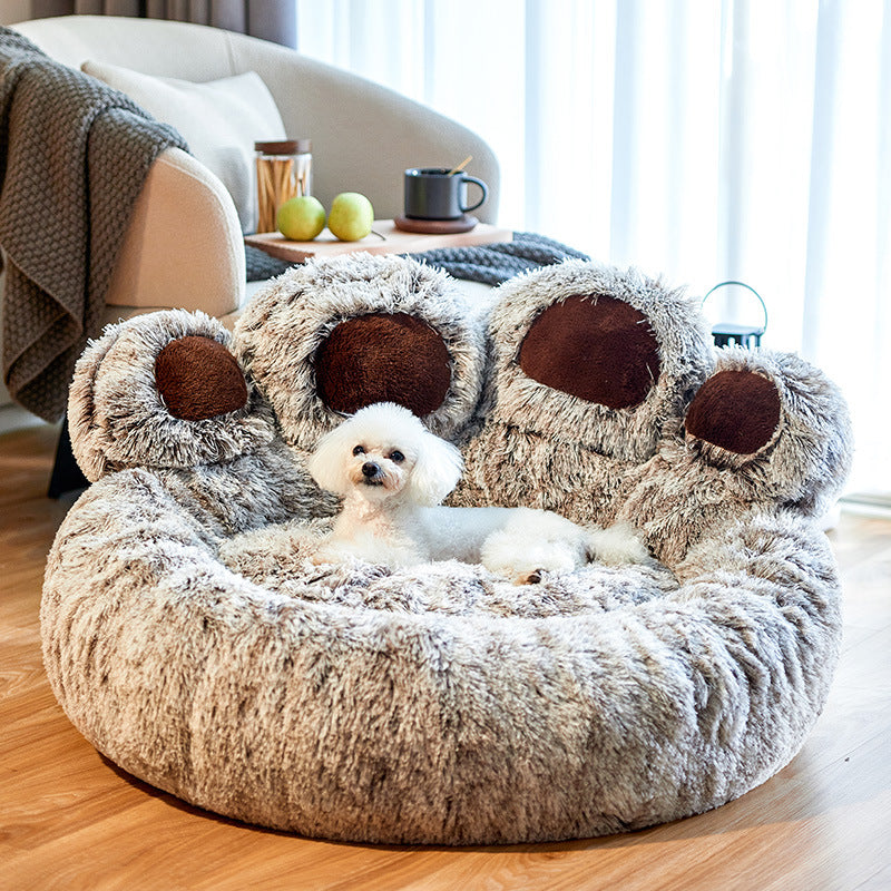 Coussin Moelleux Pour Chien En Forme De Pattes – Mikizi