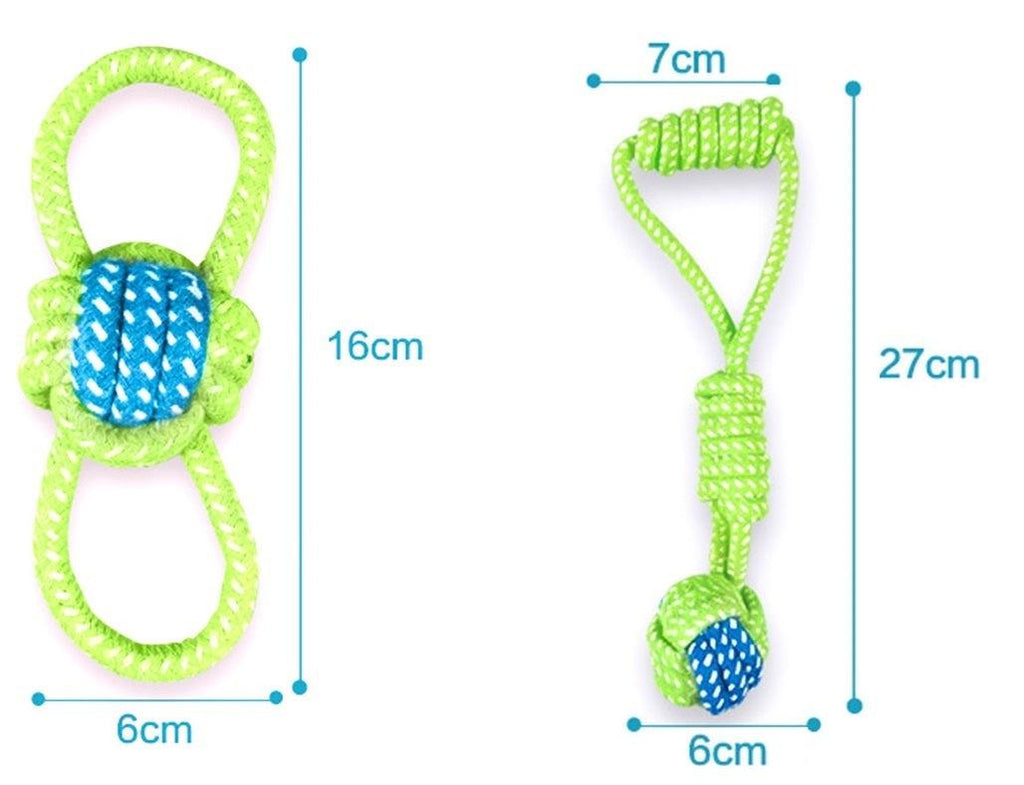 Lot de 7 jouets en Corde Pour Chien – Mikizi